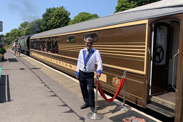 Steam Train with Champagne Afternoon Tea at Swanage Railway for Two ...