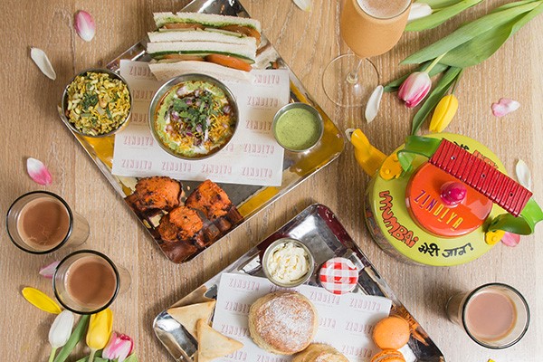 High Chai Afternoon Tea with Chai Infused Prosecco for Two with Zindiya ...